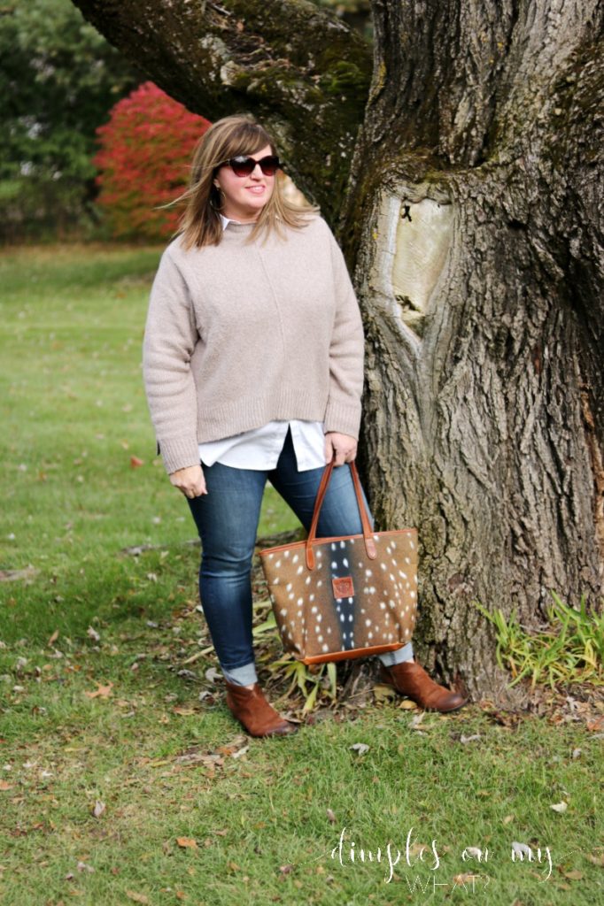 A Curvy Girls Guide for Wearing Chunky Sweaters - dimplesonmywhat