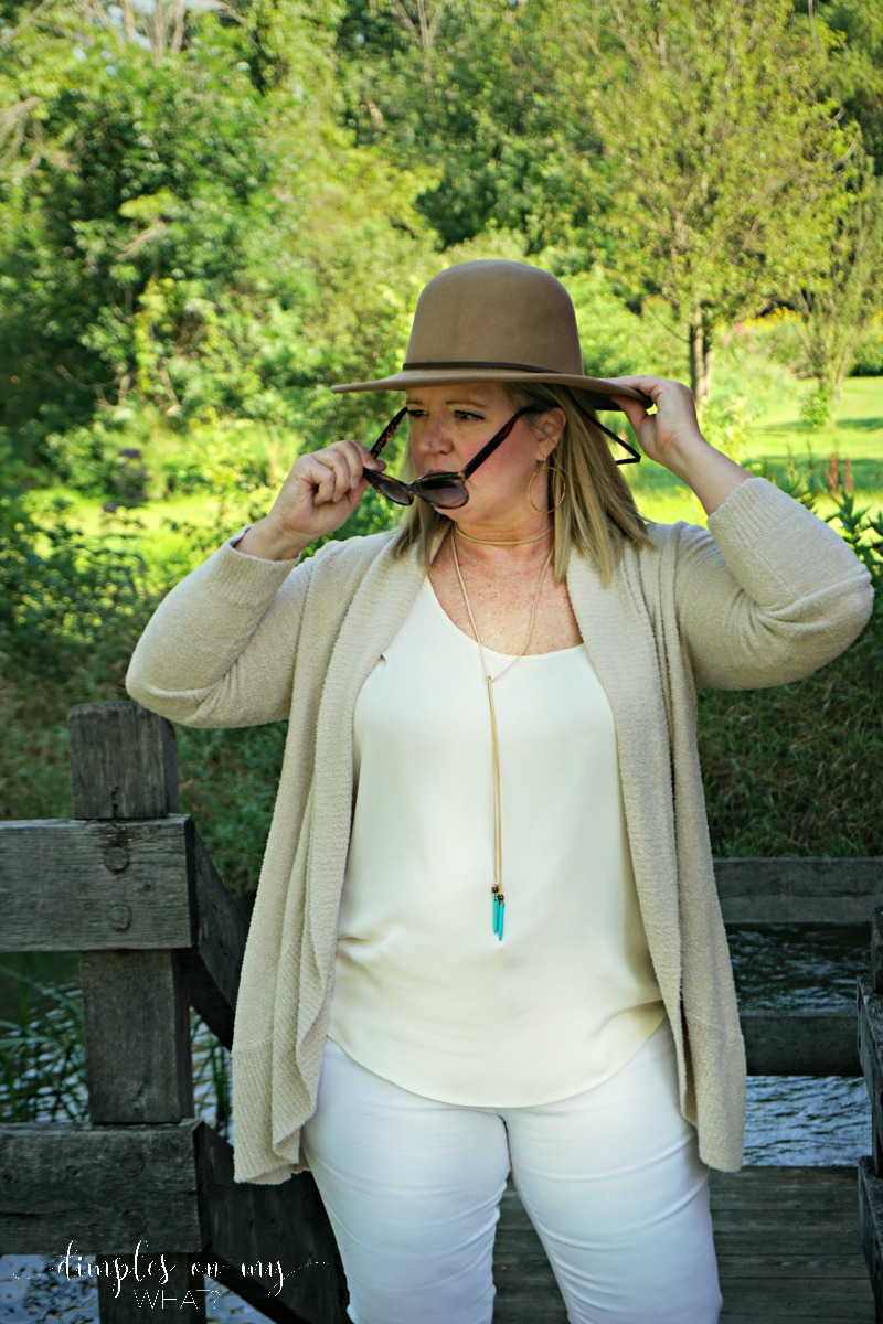 An All-White Fall Outfit - dimplesonmywhat