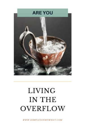 Are You Living in the Overflow? - dimplesonmywhat