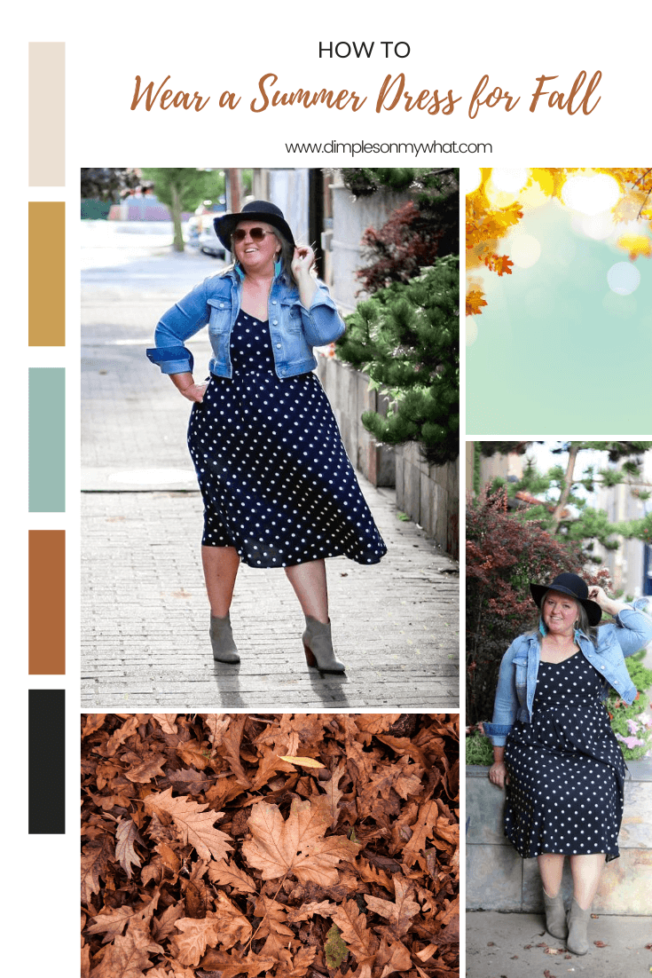 How to Style Summer Dresses into Fall - dimplesonmywhat