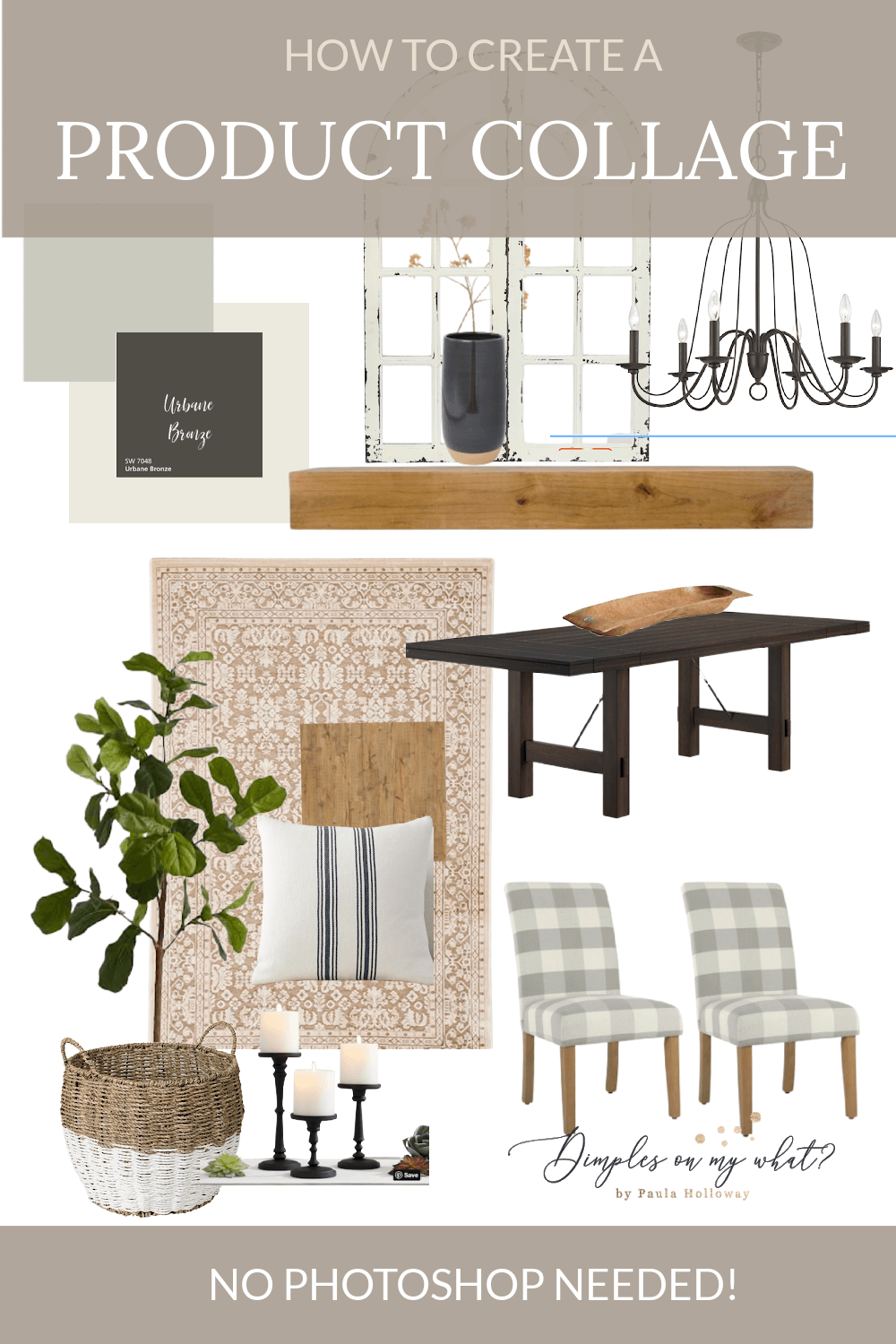 HOW TO CREATE A PRODUCT COLLAGE with PICMONKEY - dimplesonmywhat