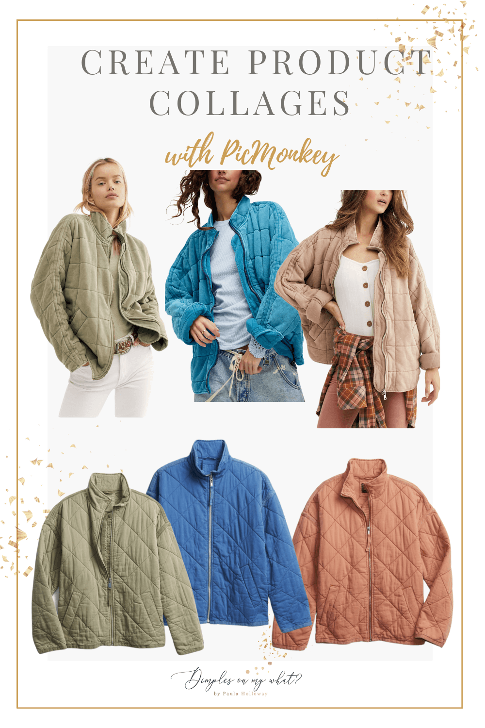 HOW TO CREATE A PRODUCT COLLAGE with PICMONKEY - dimplesonmywhat