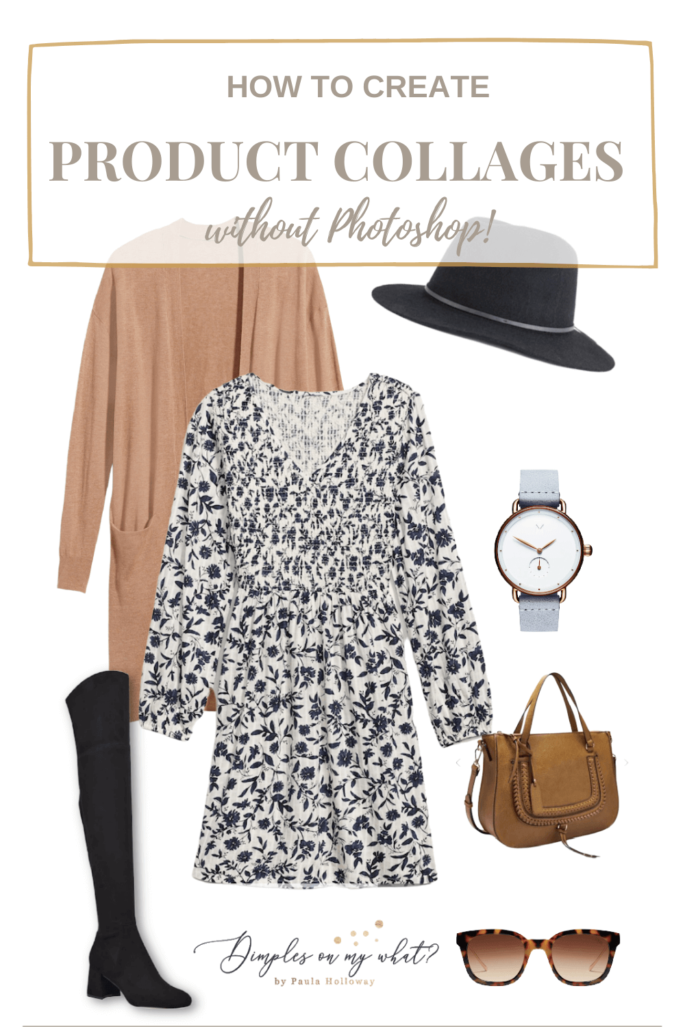 HOW TO CREATE A PRODUCT COLLAGE with PICMONKEY - dimplesonmywhat