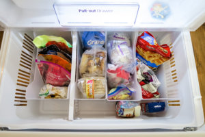 HOW TO ORGANIZE FREEZER DRAWERS - dimplesonmywhat
