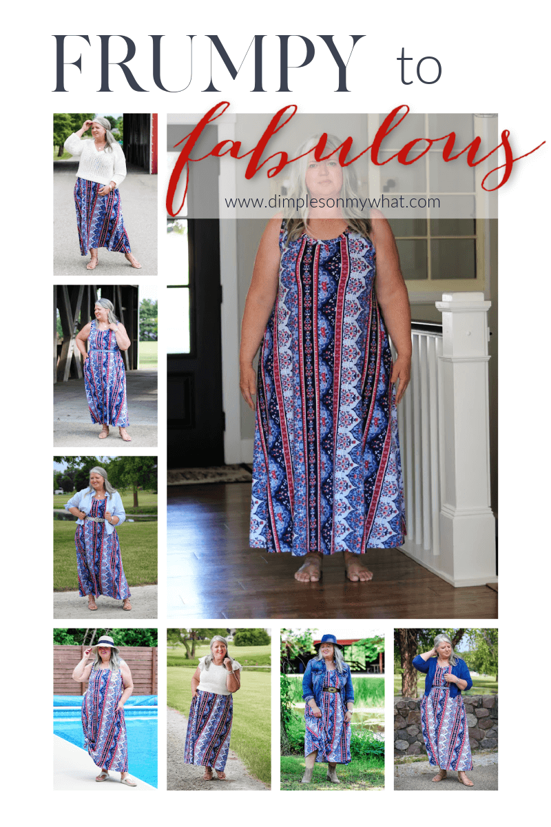 HOW TO UPDATE A FRUMPY DRESS ON A PLUS-SIZE BODY - dimplesonmywhat