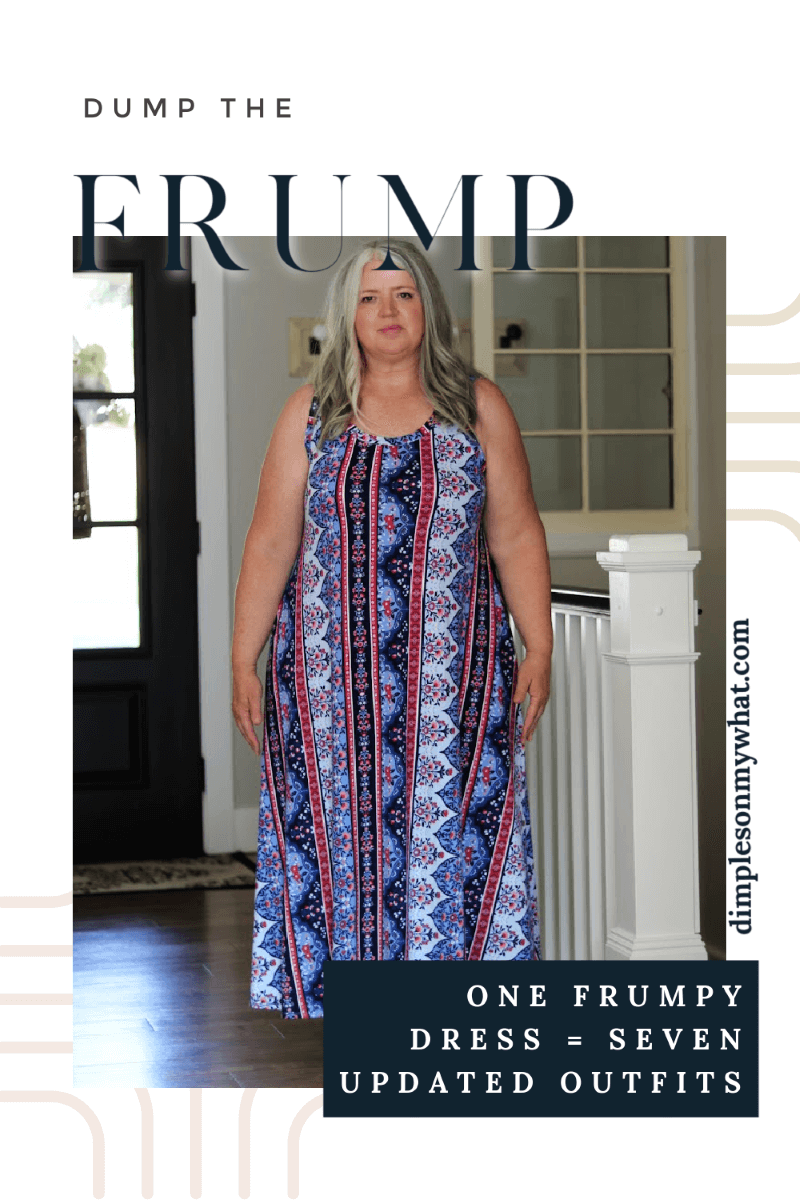HOW TO UPDATE A FRUMPY DRESS ON A PLUS-SIZE BODY - dimplesonmywhat